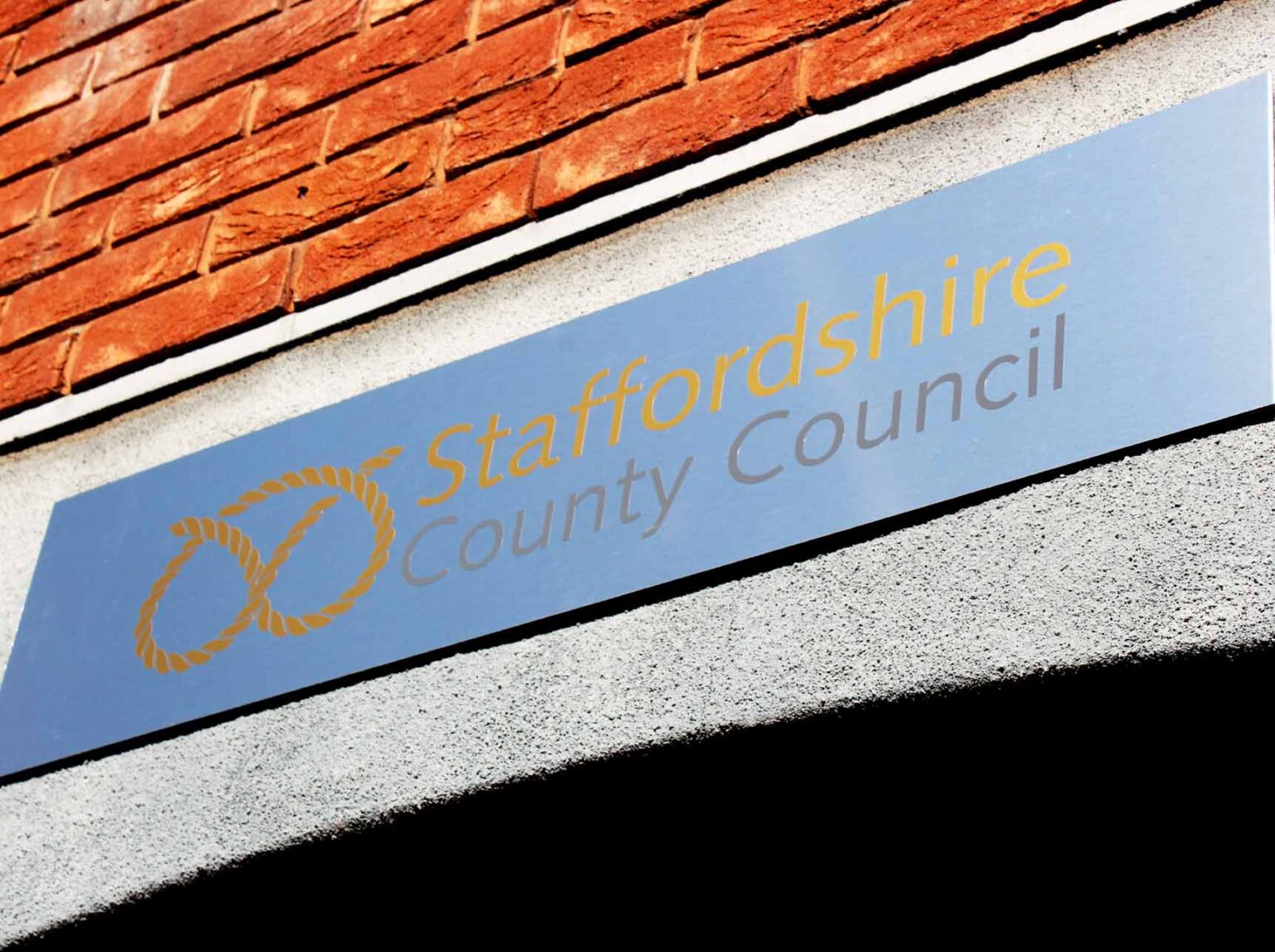 Signage Eccleshall - Staffordshire County Council Library